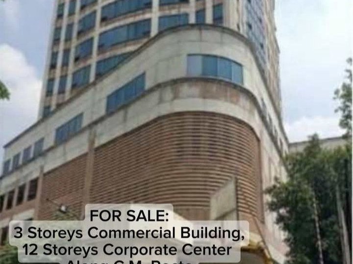 3 storeys commercial bldg 12 storeys corp. center C.M. Recto Quiapo ...