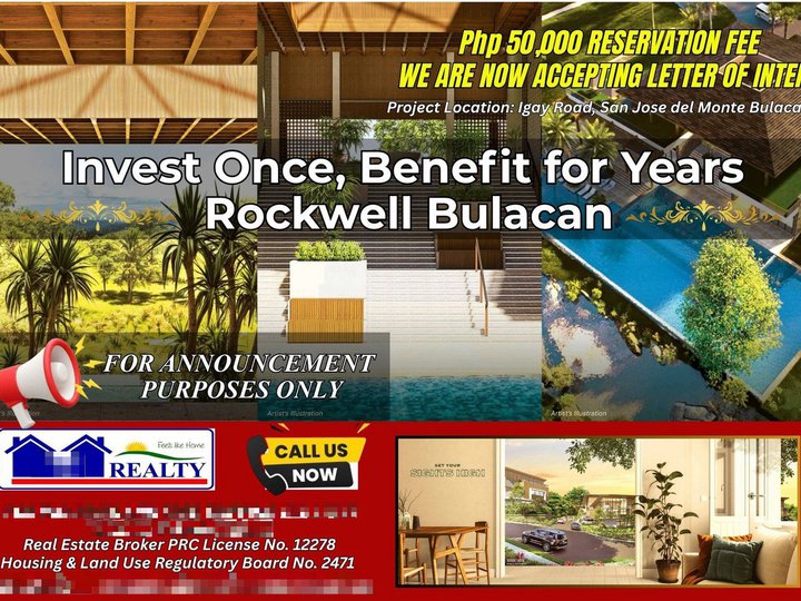 Buy Rockwell Residential Lot Near MRT-7 Bulacan [Lots 🚜] (April 2026 ...