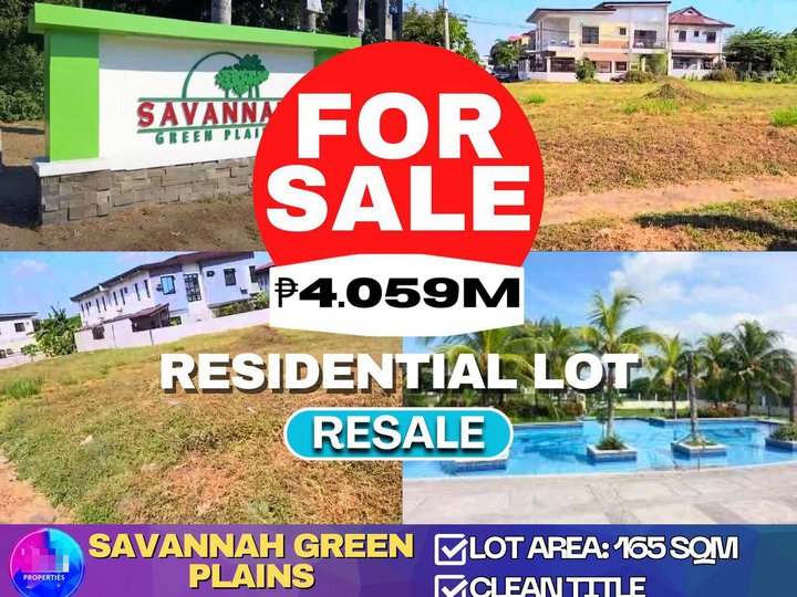 Residential Lot 165 sqm clean title for Sale in Angeles City Pampanga ...