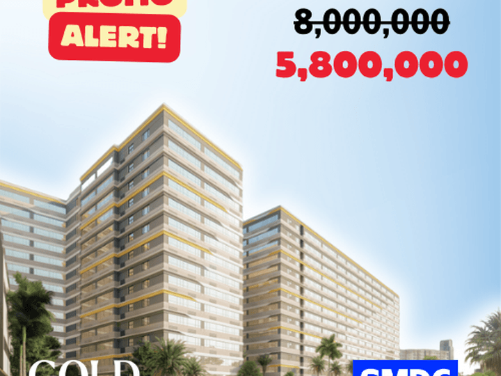 1-bedroom SMDC Gold Residences Preselling in Paranaque across NAIA T1 ...