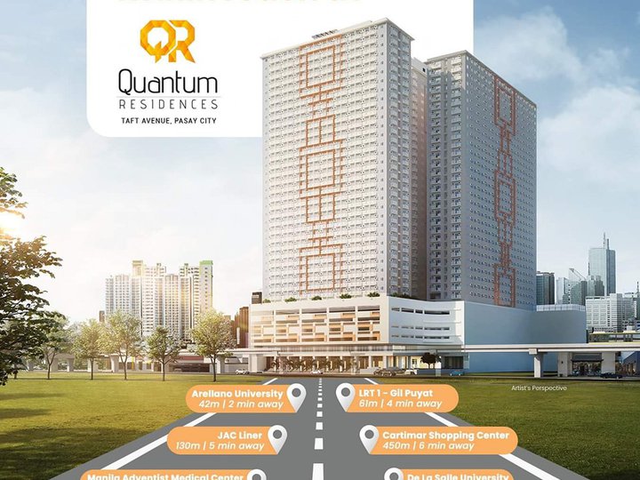 2br w/ balcony condo in pasay quantum residences near arellano pasay ...