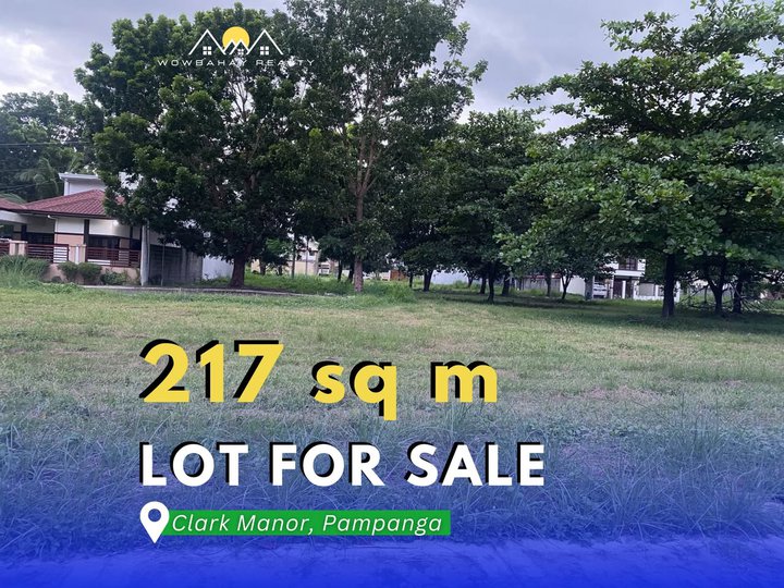 217 SQM LOT FOR SALE IN CLARK MANOR MABALACAT CITY, PAMPANGA [Lots 🚜 ...
