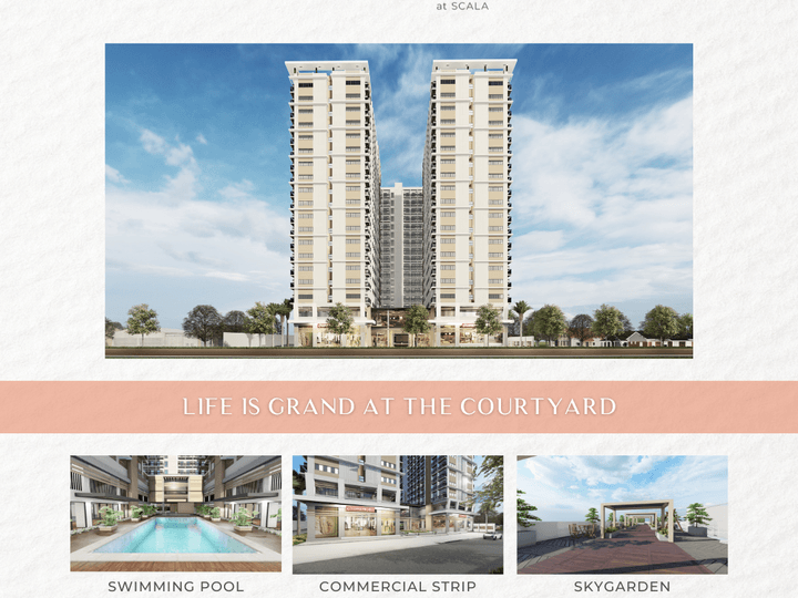 Studio Unit with Balcony near BGC - The Courtyard at Scala [Condos 🏙️ ...