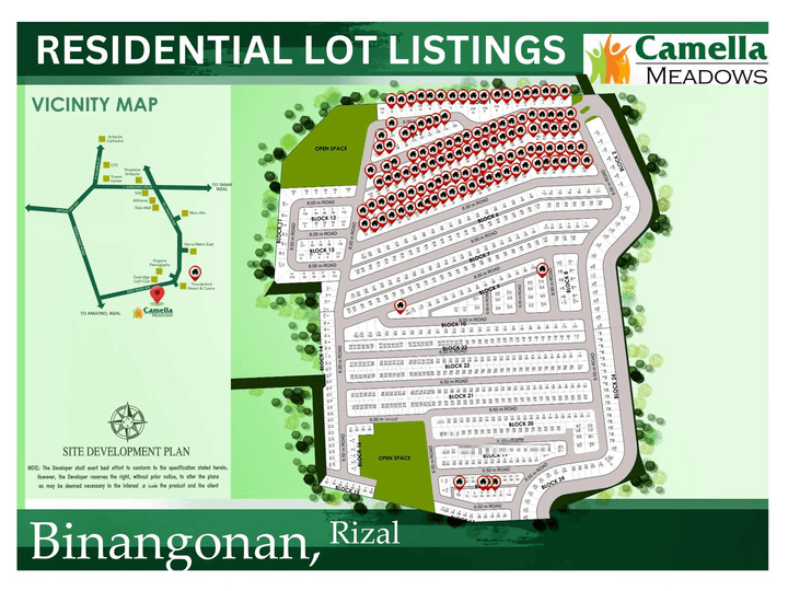 74 sqm Residential Lot For Sale in Camella Meadows Eastridge road ...