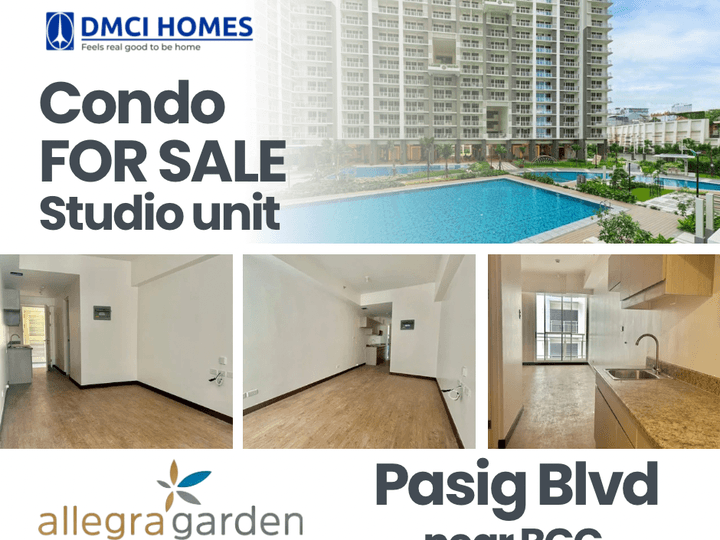 Rent to Own Condo in Pasig Near BGC & Ortigas Allegra Garden Place DMCI ...