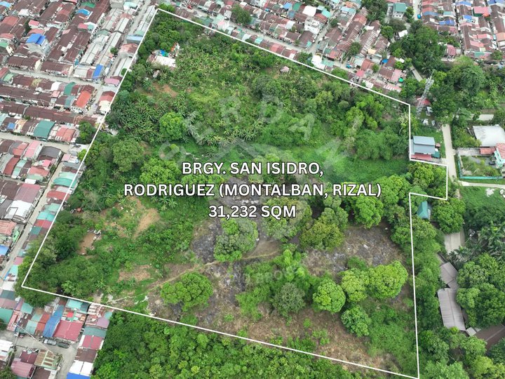 3.12 hectares Residential Lot For Sale in Rodriguez Montalban Rizal ...
