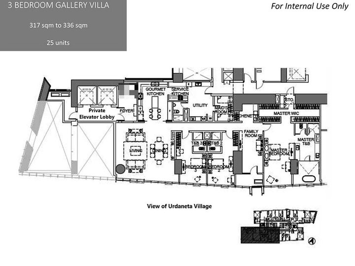 FOR SALE: Park Central Towers, South Tower - 3 Bedroom Gallery Villa ...