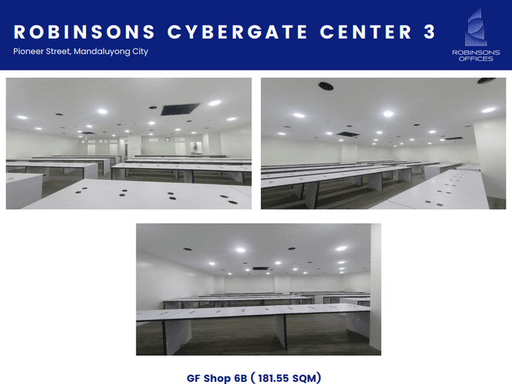 For Lease Office Space (Retail Shop) at Robinsons Cybergate Center 3 ...