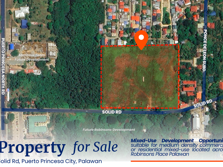 (EXCLUSIVE) Prime Commercial/Residential Lot for Sale - Puerto Princesa ...