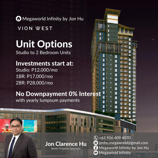 Condo in Makati for Sale Preselling Vion Tower Vion West Megaworld ...