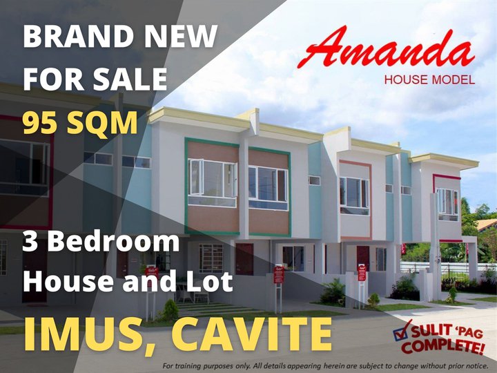 Promo! 3.85M ALL IN 3 Bed 95 SQM Townhouse in Imus Cavite - CJ Manalo ...