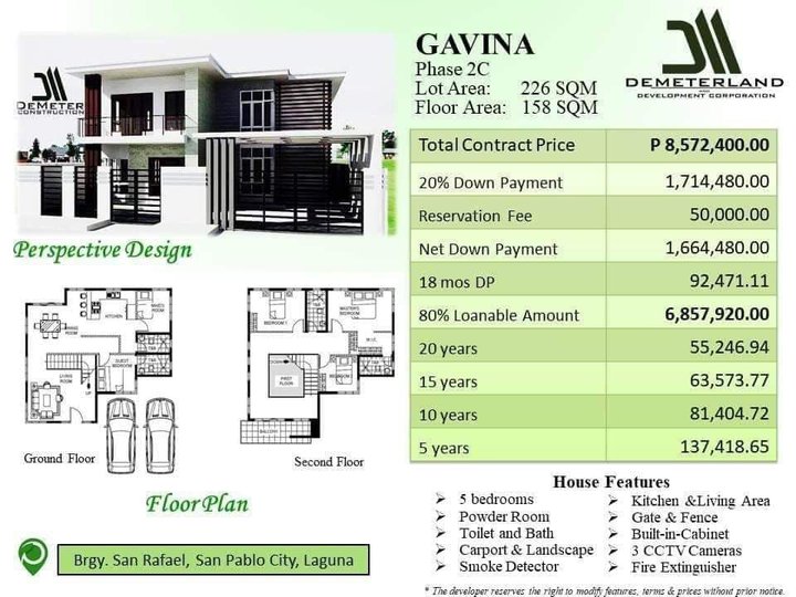 Newest project of DEMETERLAND at SAN PABLO - RIVERINA - OneLaguna ...