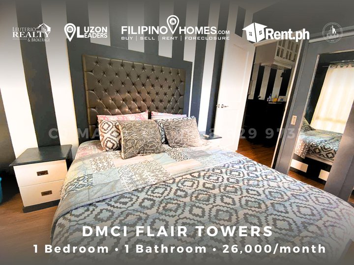 (CJ-DS) Furnished 1 Bedroom with Balcony For Rent DMCI Flair Towers ...