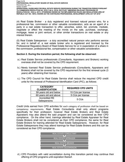 PRBRES #08 Series 2020 on CPD for Real Estate Service Professionals ...
