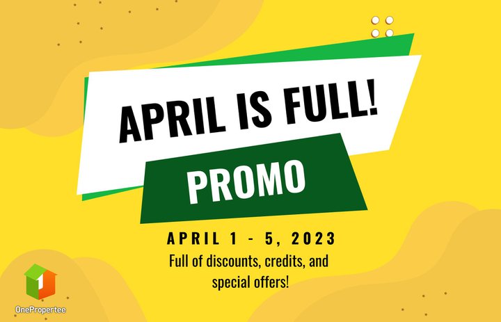 April's Full Promo! April will be full of discounts & special offers ...