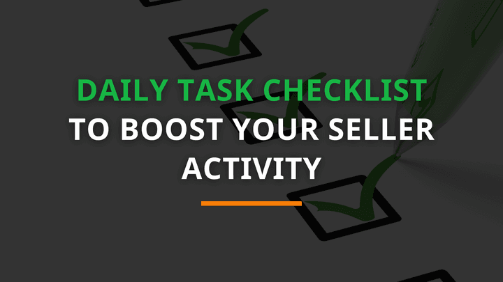 Daily Task Checklist to Boost Your Seller Activity on OnePropertee ...