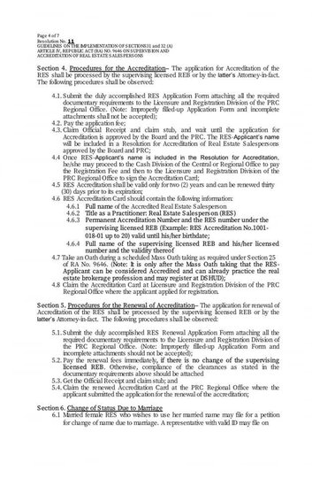 Accreditation of RESPs - PRBRES Resolution 11 Series2021 - Self Help ...