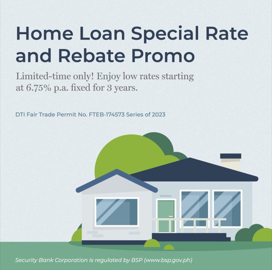 Security Bank: Home Loan Special Rate and Rebate promo - Bank Home Loan ...