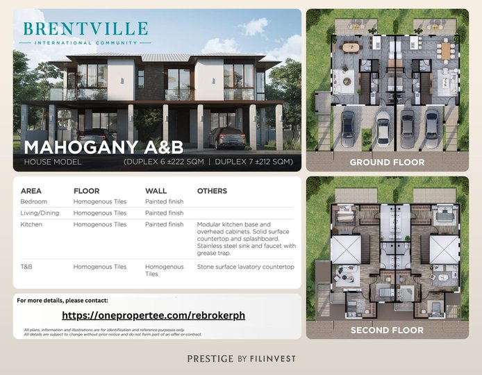 Mahogany Duplex Model A &B at Terrace Homes Prominence II Brentville - Terrace Homes at ...