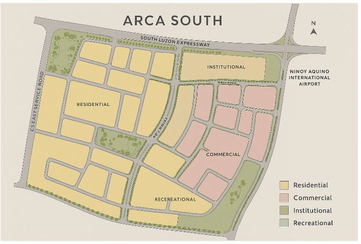 Master Plan at Ayala land Estates Arca South Taguig - ARCA SOUTH ...