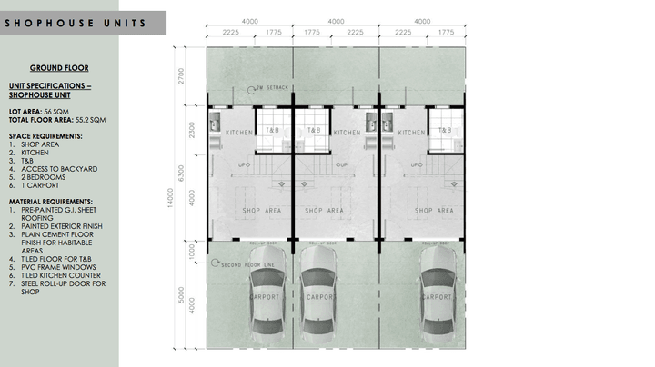 Proposed Shophouse Design - Manigo Lifehomes Balungao Pangasinan