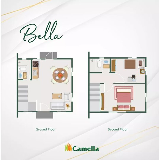 Bella Floor Plan Camella Homes | Floor Roma